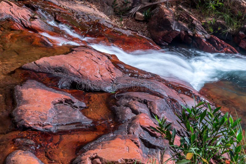 River Flowing Over Rocks stock image. Image of color - 73053795