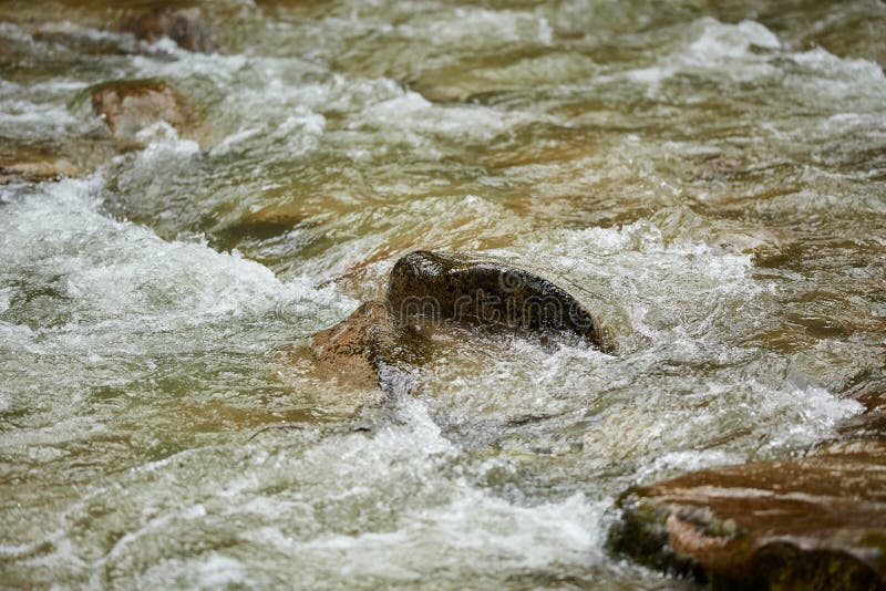 River Flowing through Rocks Stock Photo - Image of landscape, mountains ...