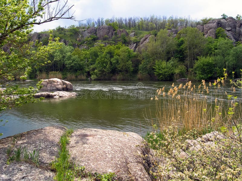 River Flowing among the Rocks Stock Photo - Image of stream, spring ...