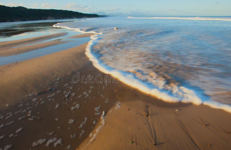 River flowing into sea stock image. Image of river, scenery - 24595965
