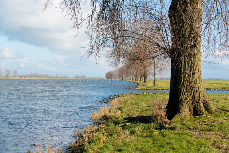 River stock image. Image of scenery, frost, landscape - 190991573