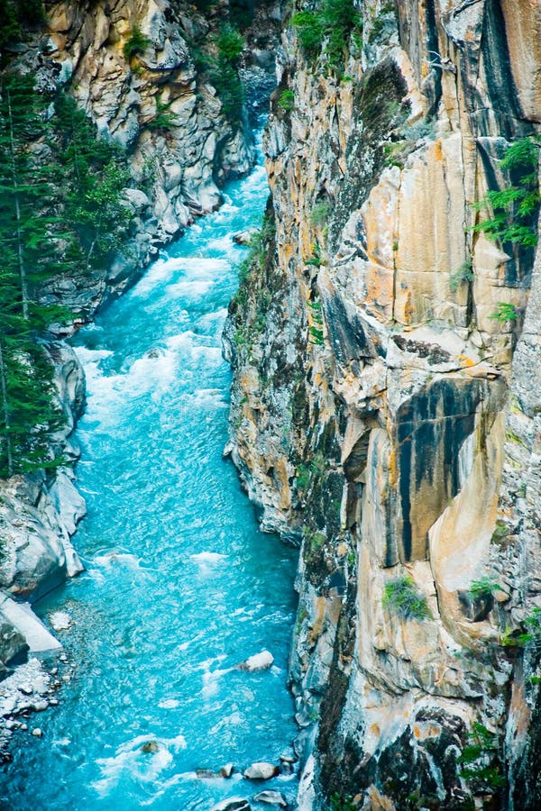 River in Valley Himalayas Mountains Stock Photo - Image of mountains ...