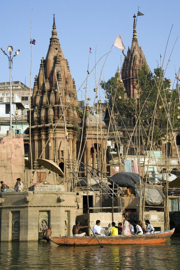 River Ganges in Varanasi - India Editorial Image - Image of india ...