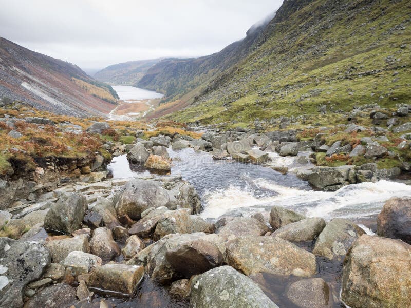 River in Glendalough, Wicklow, Ireland Stock Photo - Image of lake ...