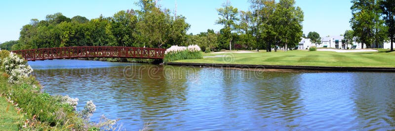 River and golf course stock photo. Image of sport, outdoors - 11246956