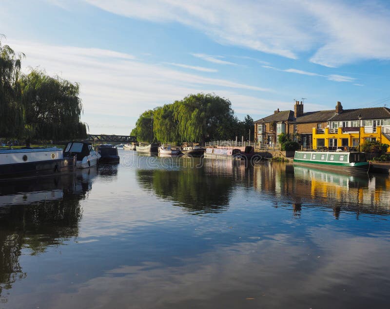 River Great Ouse in Ely stock image. Image of panoramic - 365051077