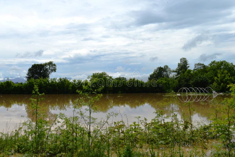 River Grew after Heavy Rains Stock Photo - Image of landscape, grew ...