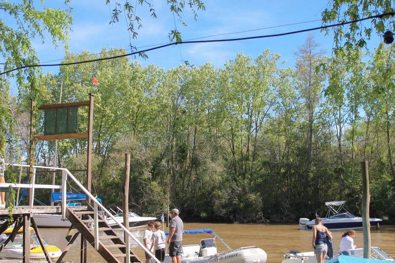 River Harbour Detail Summer Recreation Nautical Editorial Image - Image ...