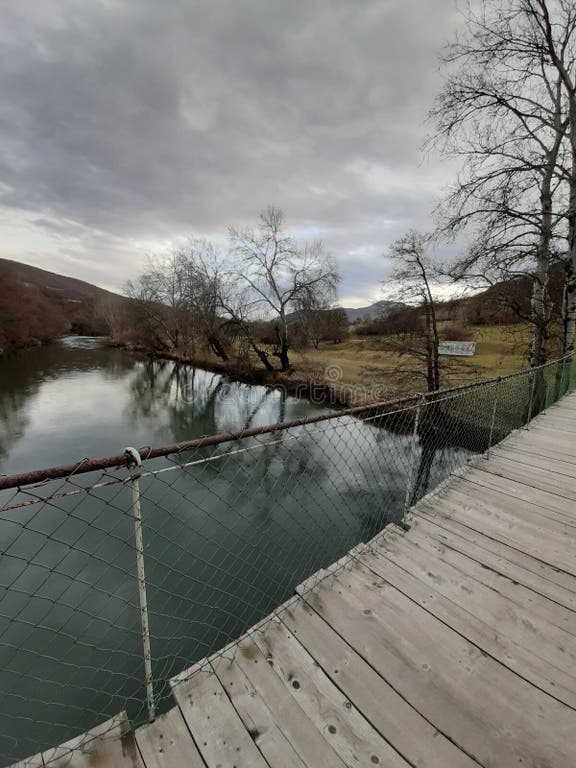 River Ibar and bridge stock photo. Image of natural - 170750768