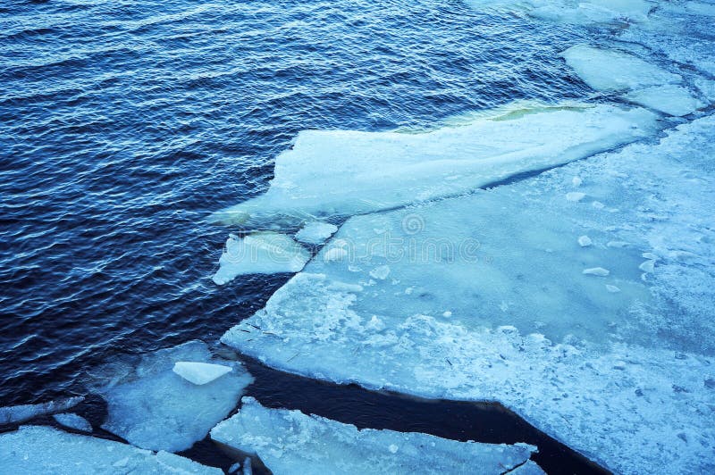 River ice stock image. Image of season, cold, blue, weather - 47044781