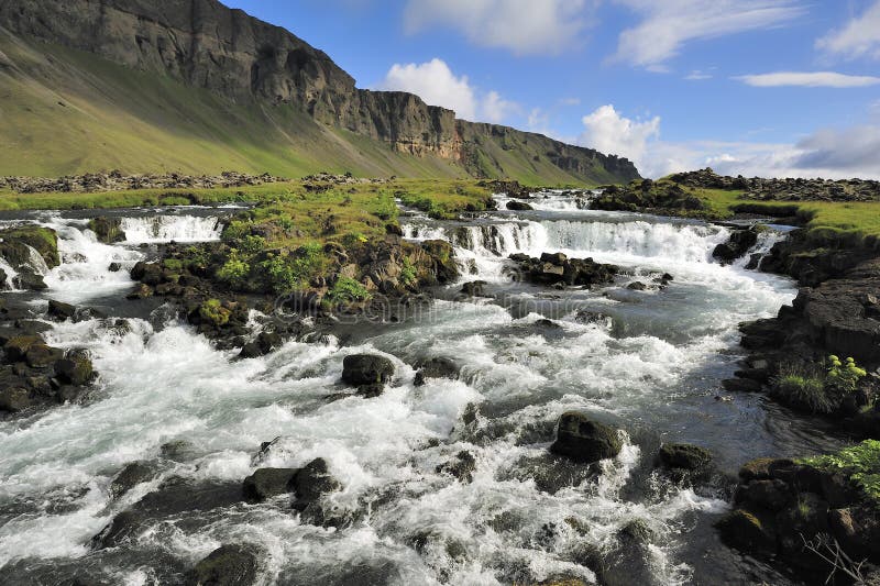 River in Iceland stock photo. Image of rough, water, lava - 24141146
