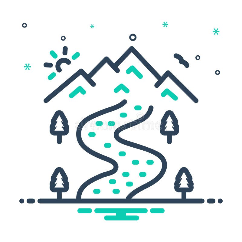 River Tributary Stock Illustrations – 325 River Tributary Stock ...