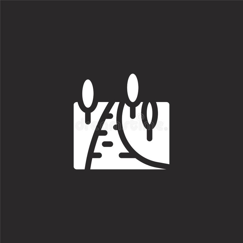 River Icon. Filled River Icon for Website Design and Mobile, App ...