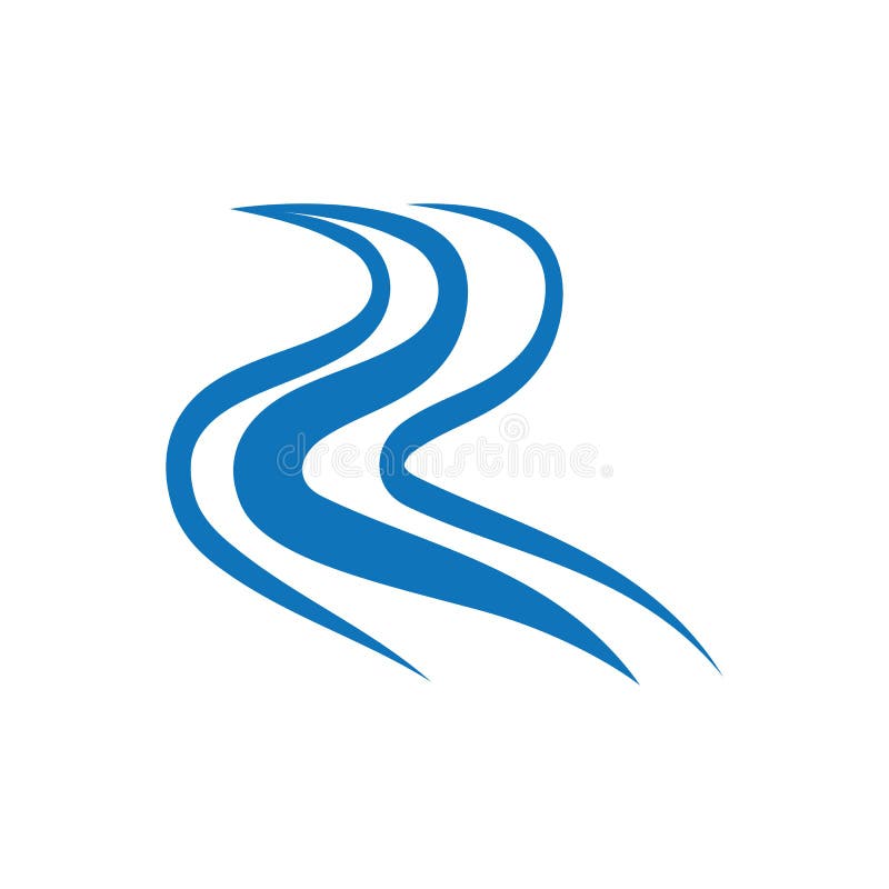 River Icon Vector Illustration Design Stock Vector - Illustration of ...