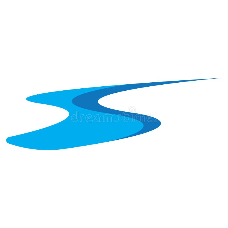 River icon vector stock vector. Illustration of stream - 283645428