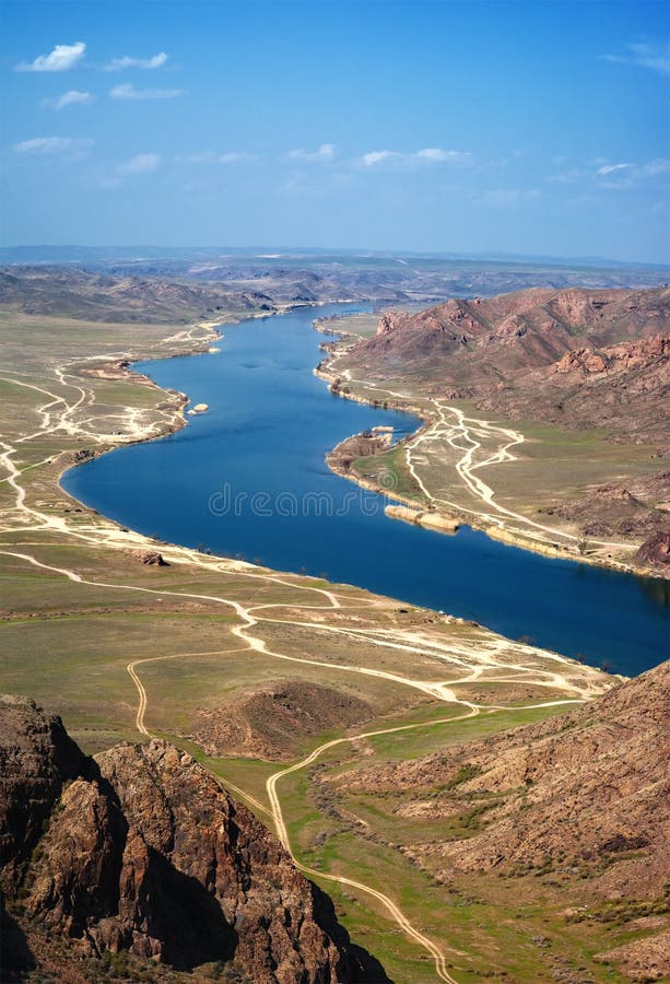 River Ili in Kazakhstan stock image. Image of activity - 22797187