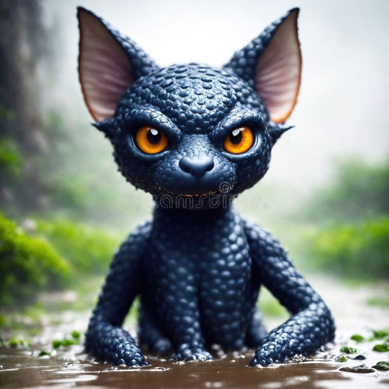 River Imp Created with Generative AI Stock Image - Image of portrait ...