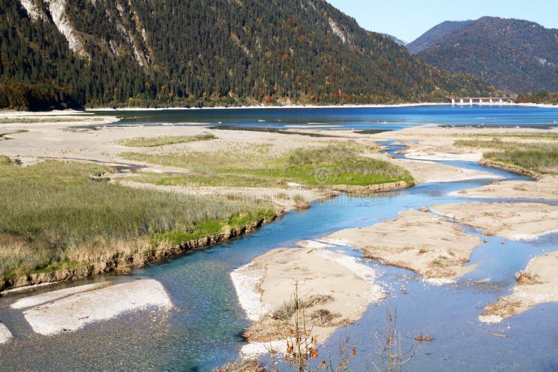 Source of the River Isar stock photo. Image of supply - 16685920