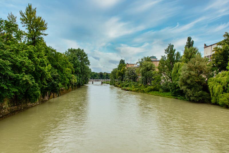 River Isar in Germany stock image. Image of bavaria - 205034117