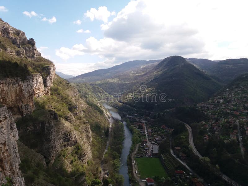 River of iskar in bulgaria stock photo. Image of iskar - 120061162