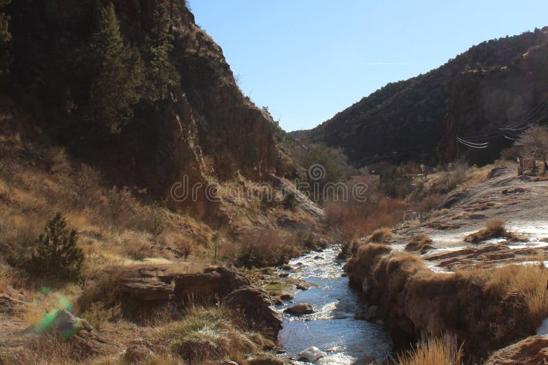 New Mexico River stock photo. Image of valley, spring - 277937554