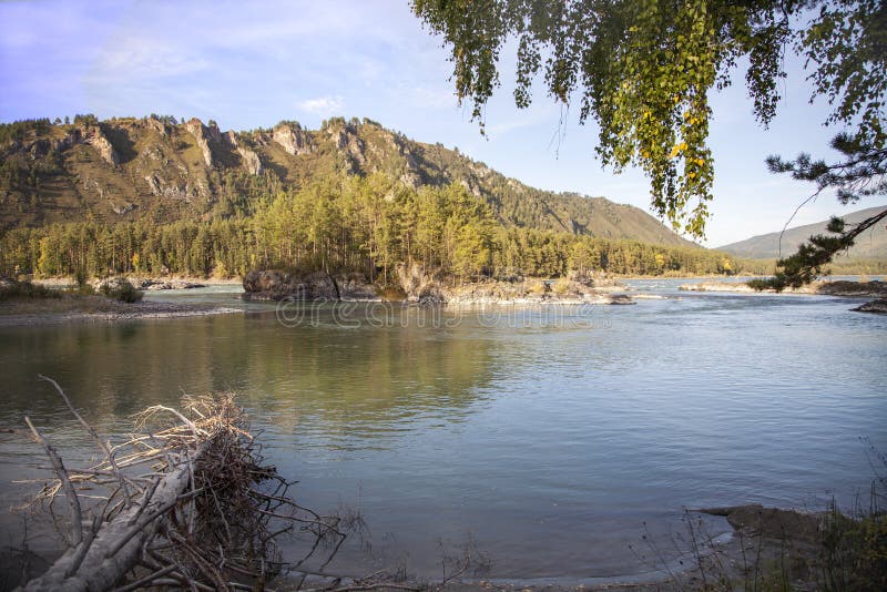 River Katun stock image. Image of katun, stones, altai - 200587477