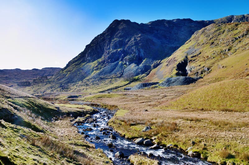 River Kent Flowing through Valley Stock Photo - Image of environment ...