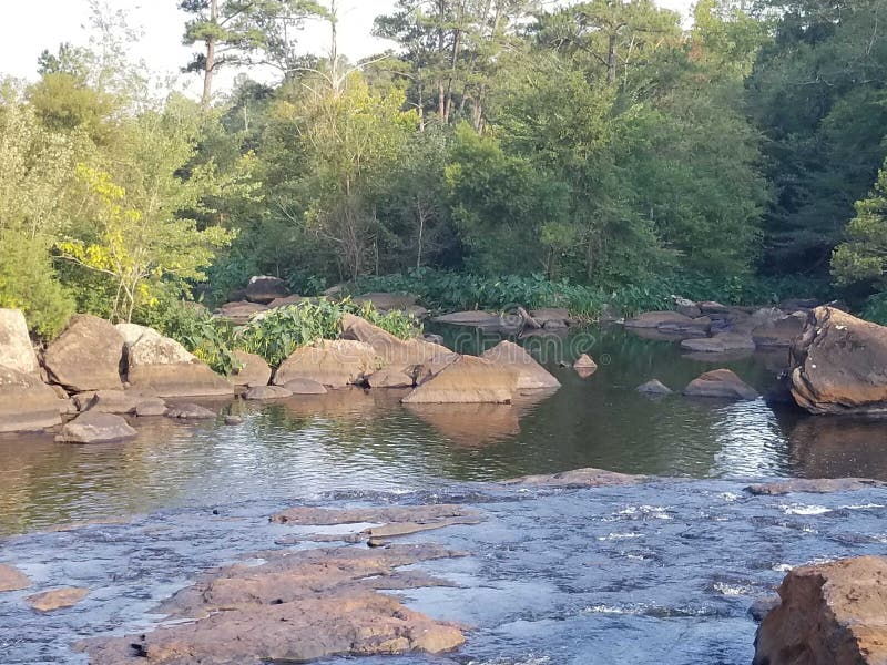 River lake in High Falls stock photo. Image of falls - 174491846