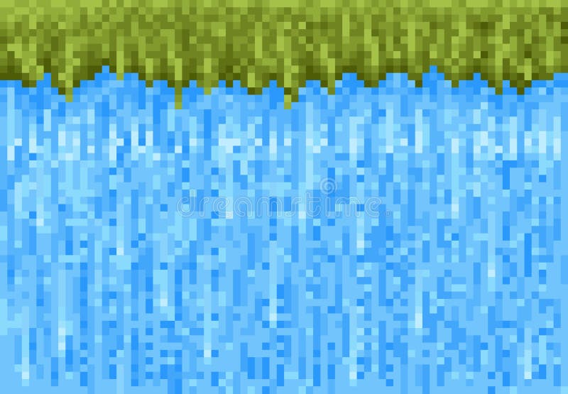 Pixel Cascade Stock Illustrations – 62 Pixel Cascade Stock ...