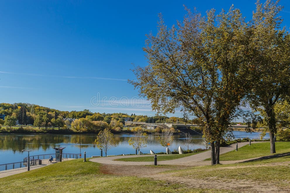 River Landing in Saskatoon, Saskatchewan, Canada Editorial Stock Image ...