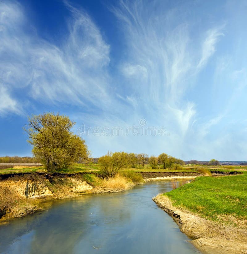 River landscape stock image. Image of nature, colorful - 10777029