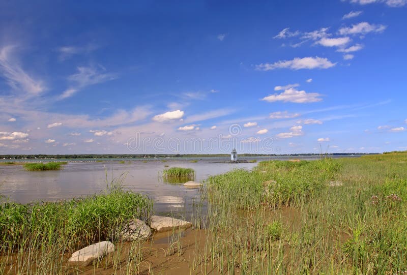 River landscape stock image. Image of landscape, shore - 15879829