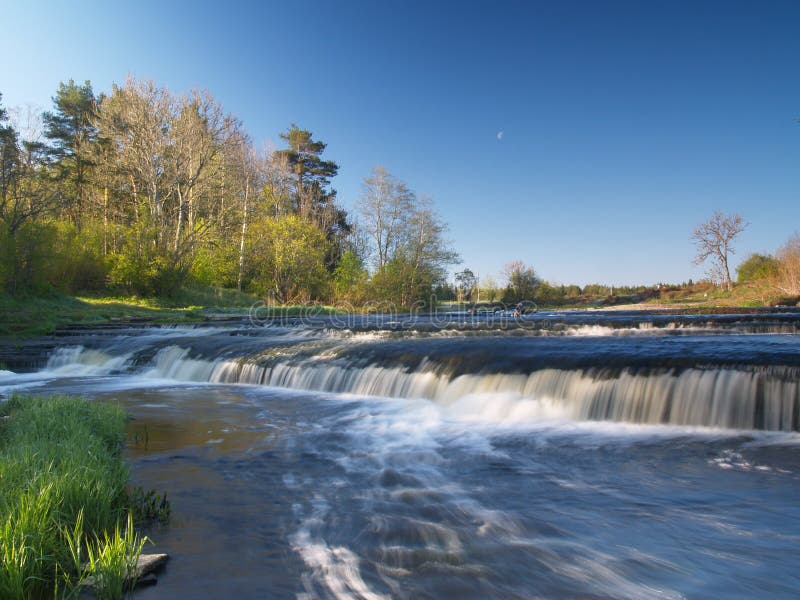 River landscape, spring stock image. Image of nature, clear - 9440217