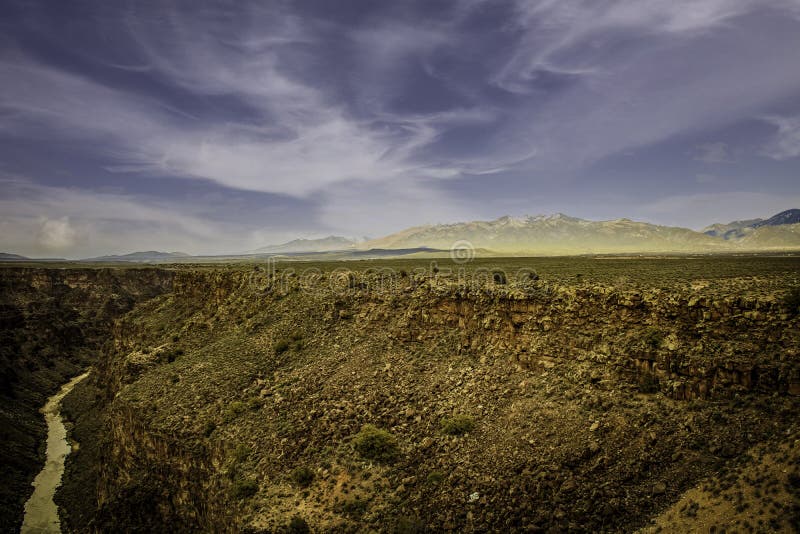 River Left, Mountains Right Stock Photo - Image of sagebrush, cloudy ...