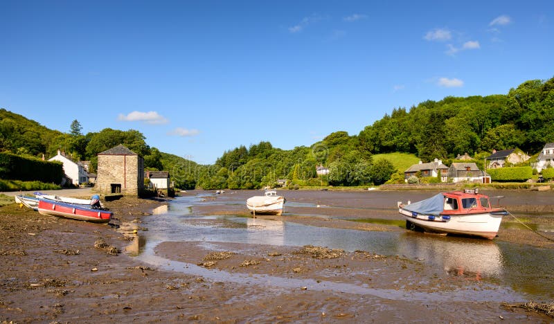 River Lerryn stock image. Image of boat, england, travel - 20540643