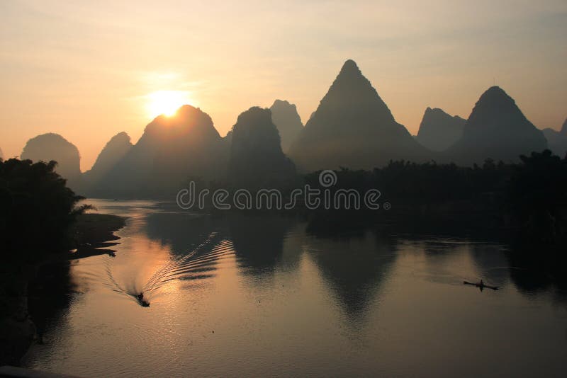 River Li stock image. Image of xingping, travel, mountain - 10615547