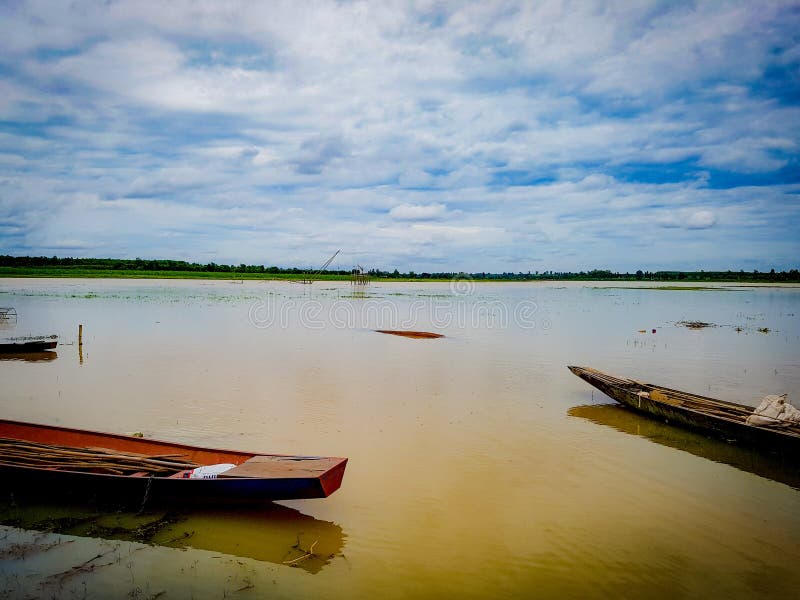 River of life stock image. Image of fishing, life, boat - 117639053