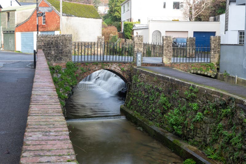 River Lim walkway stock image. Image of bridge, flowing - 265287739