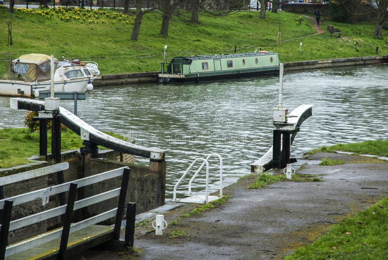 River lock closeup stock photo. Image of travel, canal - 244594152