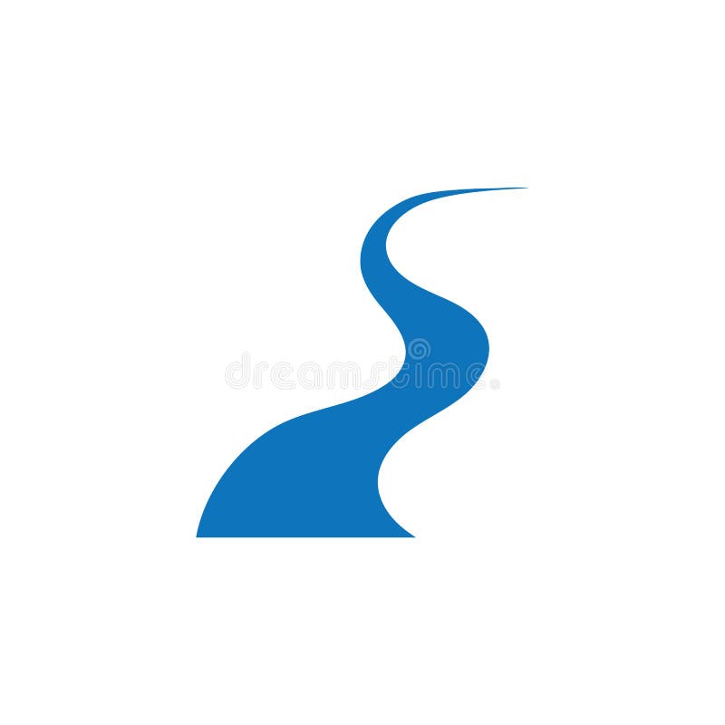 River Logo Template Vector Icon Stock Vector - Illustration of rock ...