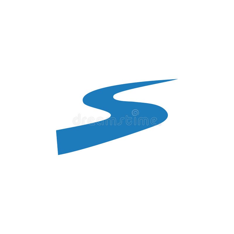 River Logo Template Vector Symbol Stock Vector - Illustration of vector ...