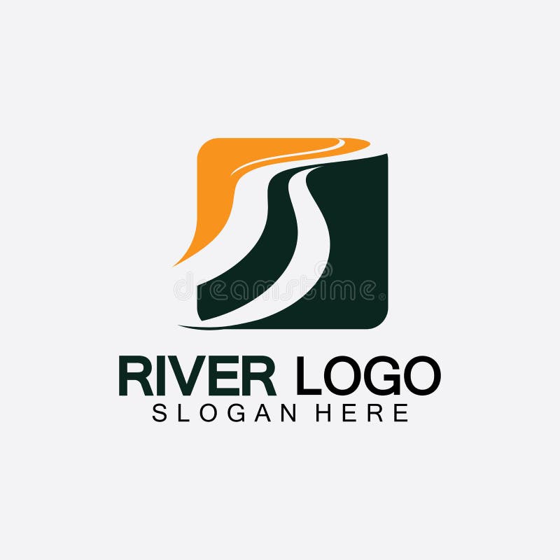River Logo Vector Icon Illustration Design Template Stock Vector ...