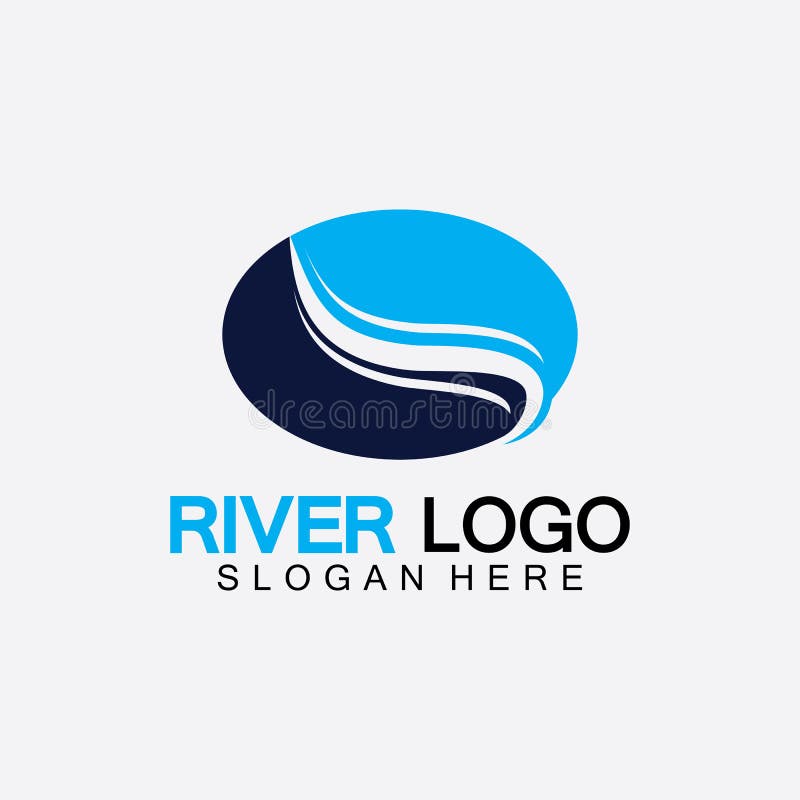 River Logo Vector Icon Illustration Design Template Stock Vector ...
