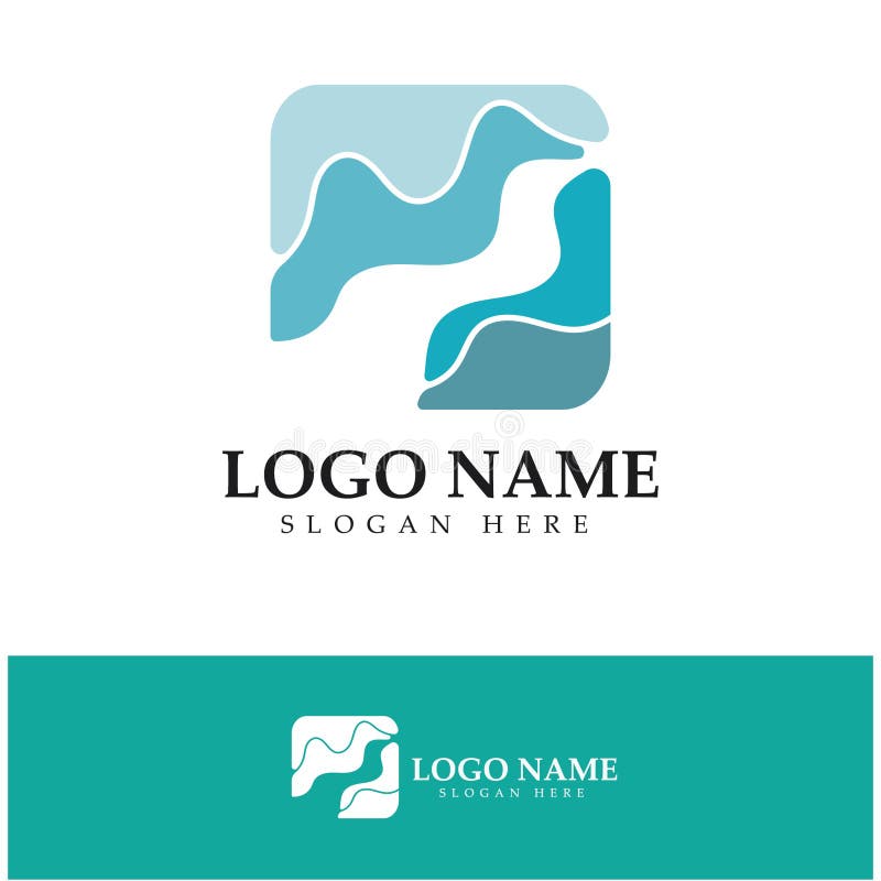 River Logo Vector Icon Illustration Design Template Stock Vector ...