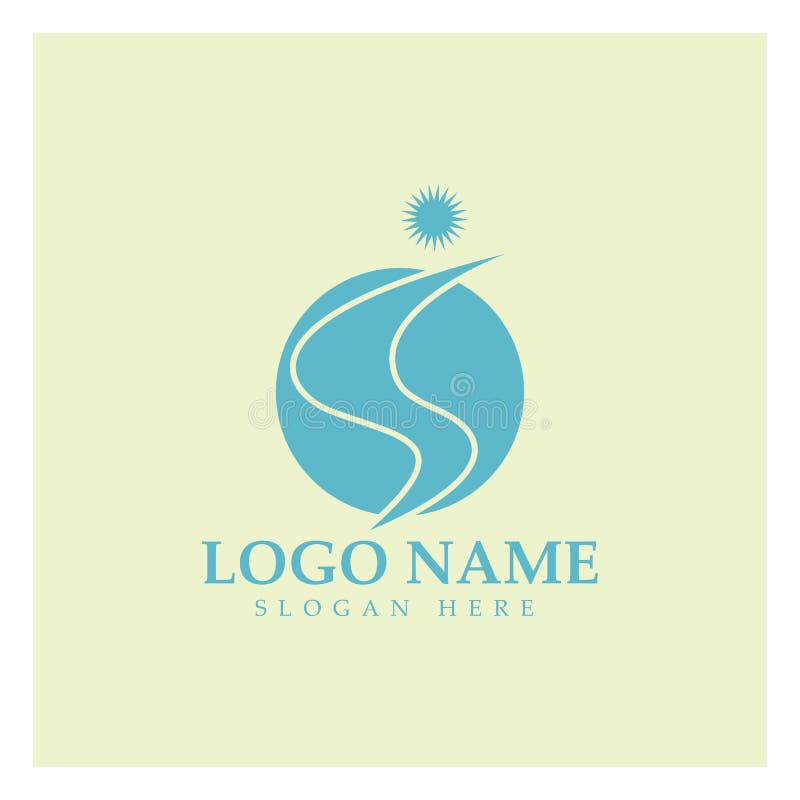 River Logo Vector Icon Illustration Design Template Stock Vector ...