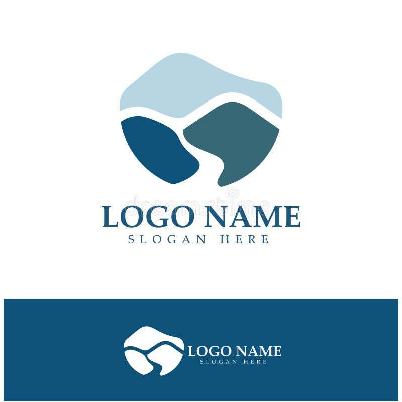 River Logo Vector Icon Illustration Design Template Stock Vector ...