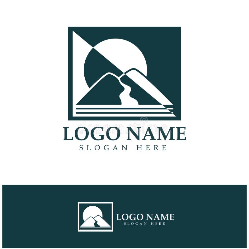River Logo Vector Icon Illustration Design Template Stock Vector ...