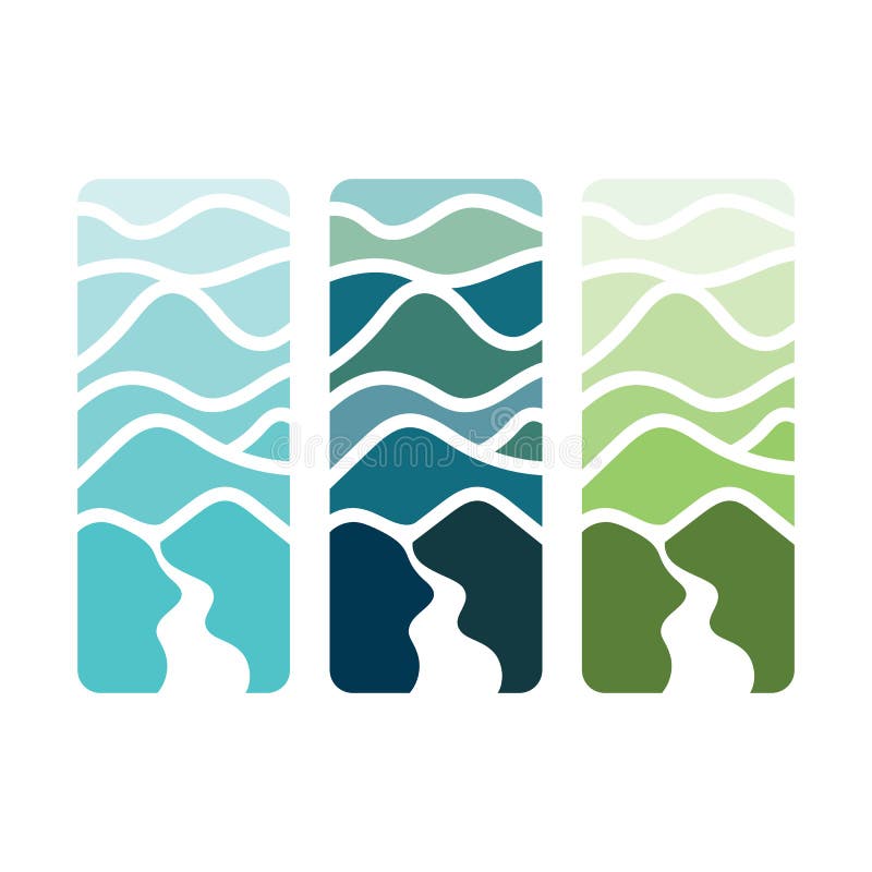 River Logo Vector Icon Illustration Design Template Stock Vector ...