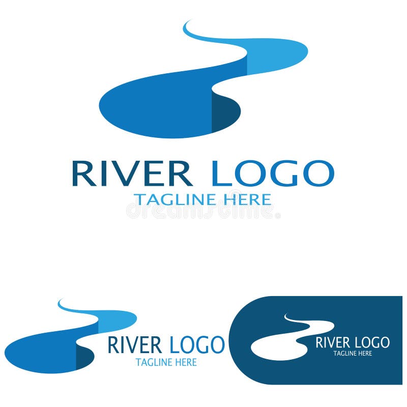 River Logo Vector Icon Illustration Design Template Stock Vector ...