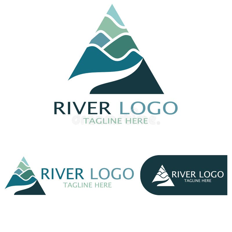 River Logo Vector Icon Illustration Design Template Stock Vector ...